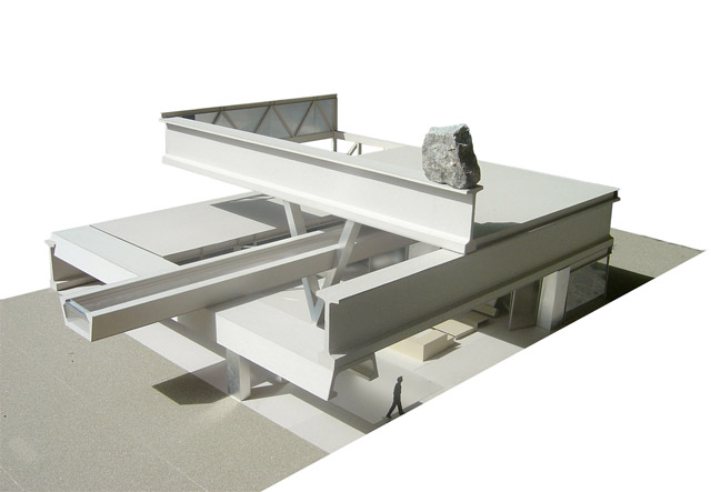 Hemeroscopium House : Mikado en poutres IP géantes – diisign